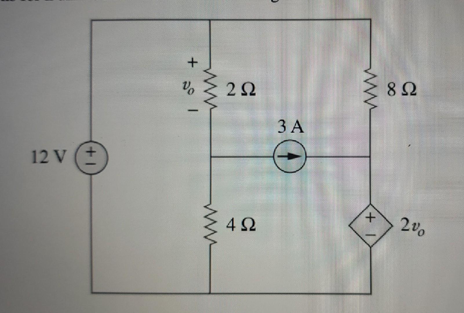 Solved find Vo | Chegg.com