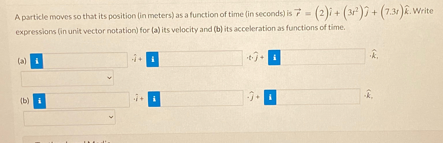 Solved A particle moves so that its position (in meters) ﻿as | Chegg.com