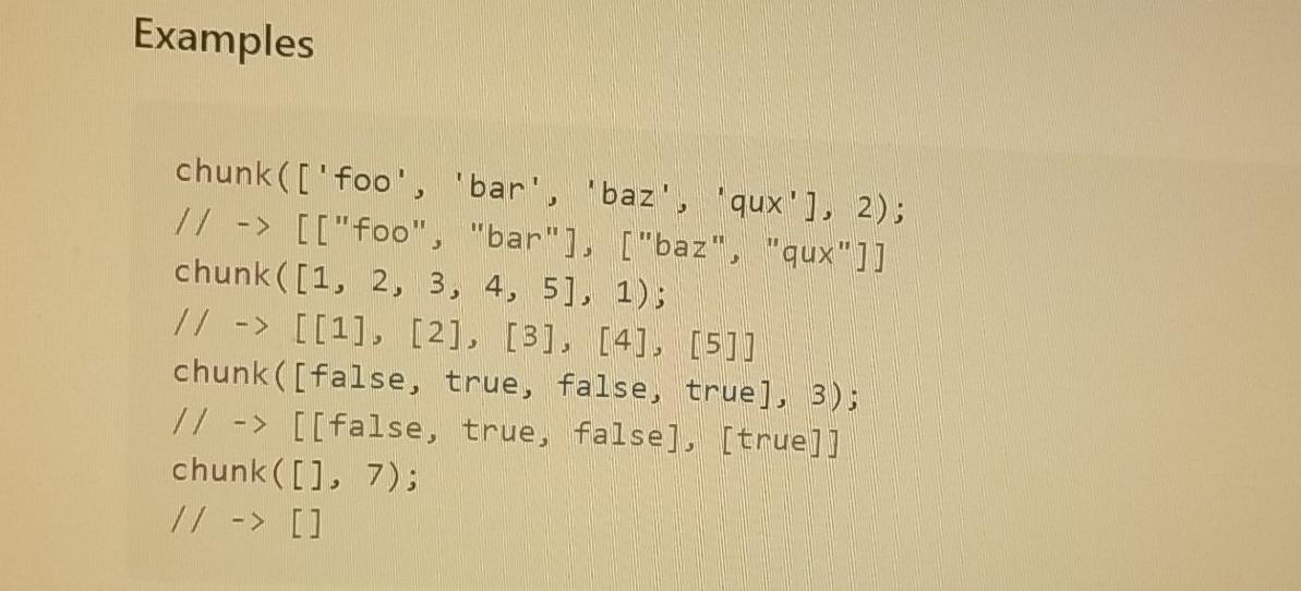 Solved B93f7d53024fe17d388eca2678d 6 Chunkarray Size Do 