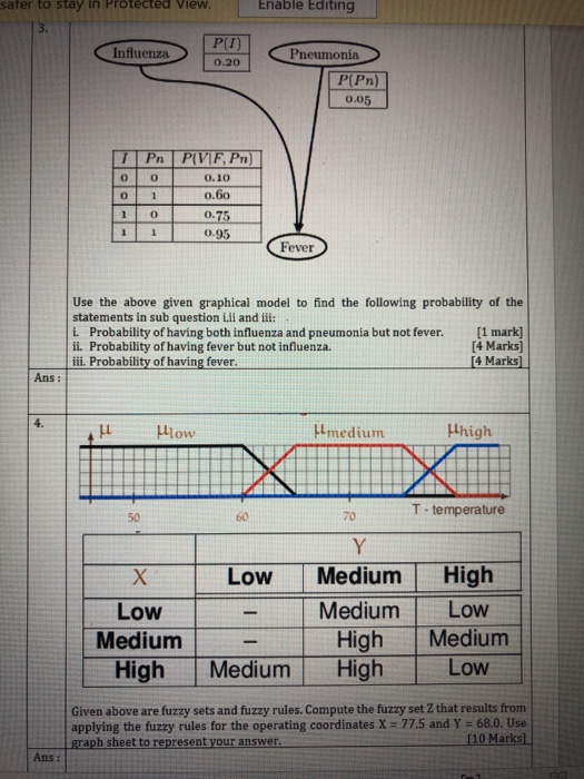 Solved 's safer to stay in Protected View. Enable Editing | Chegg.com