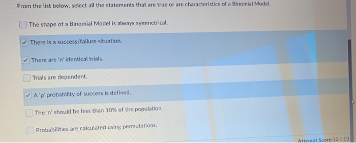 Solved From the list below, select all the statements that | Chegg.com