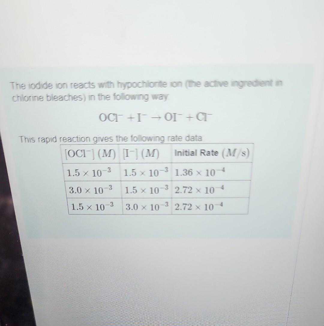 Solved Part B: Calculate the rate constant with proper | Chegg.com