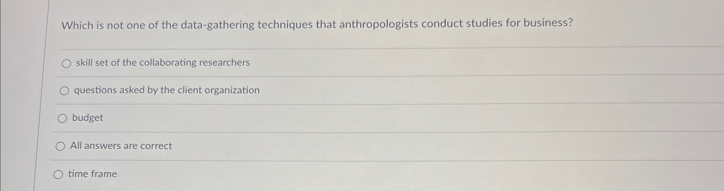 Which is not one of the data-gathering techniques | Chegg.com