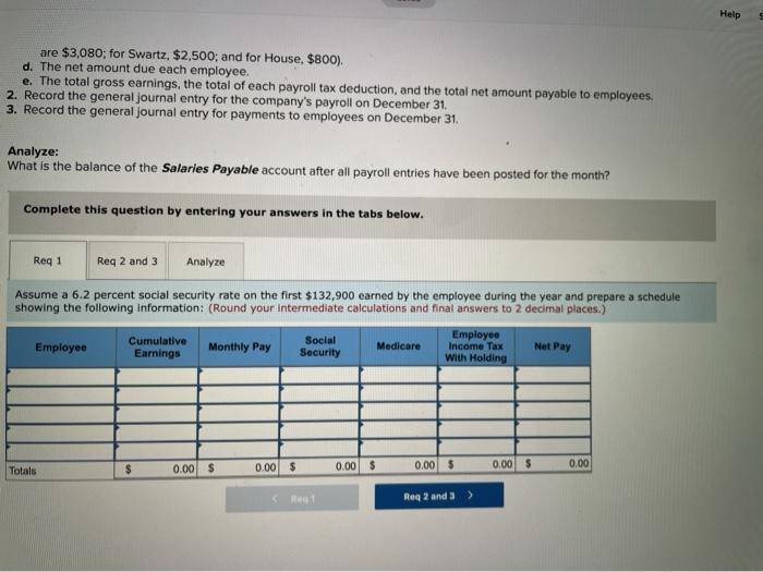 Solved He! Delta Company pays salaries and wages on the last | Chegg.com