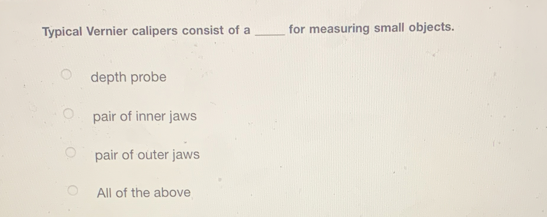 Solved Typical Vernier calipers consist of a q, ﻿for | Chegg.com