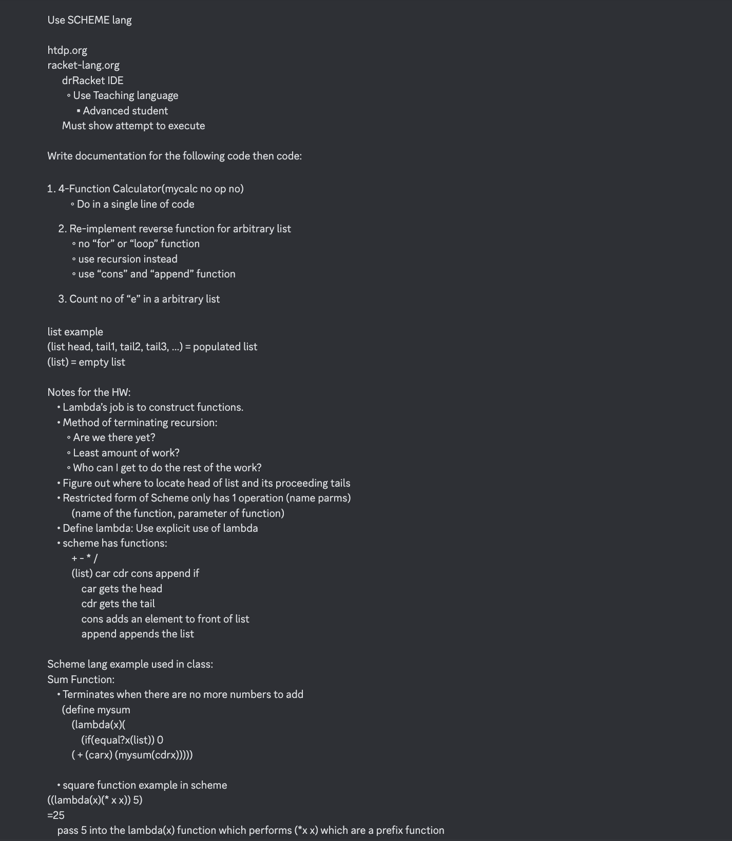 Solved Use SCHEME langhtdp.orgracket-lang.orgdrRacket IDEUse | Chegg.com