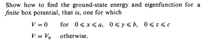 Solved Show How To Find The Ground State Energy And
