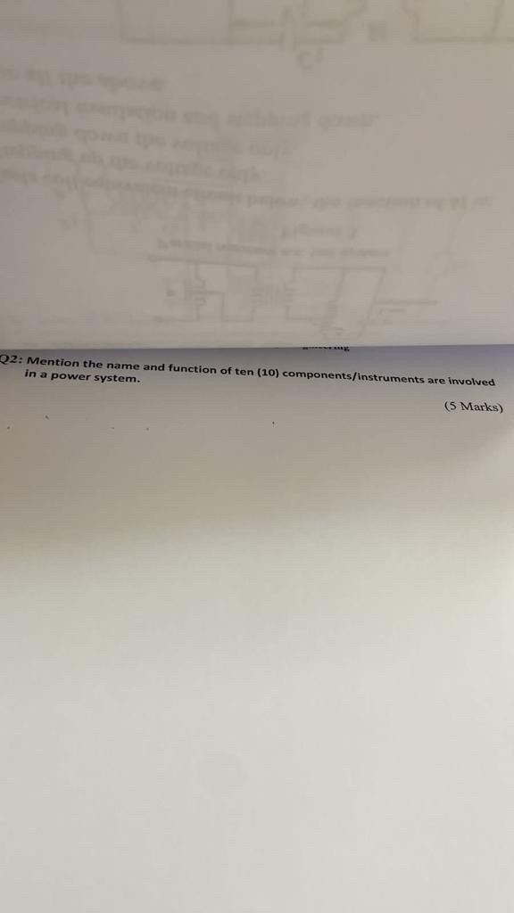 Solved Q2: Mention the name and function of ten (10) | Chegg.com
