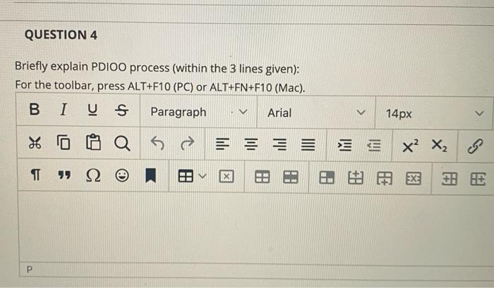 Solved QUESTION 4 Briefly explain PDIOO process (within the | Chegg.com