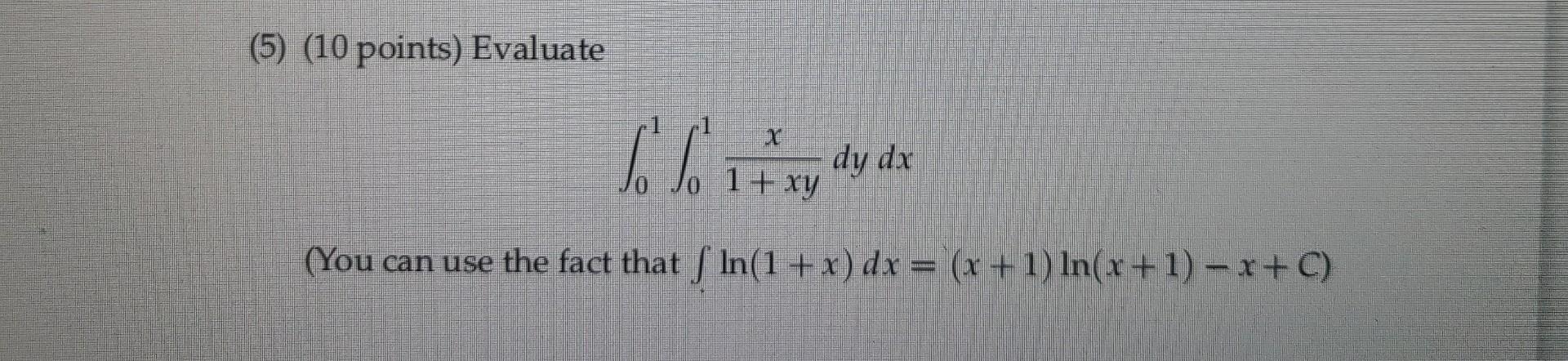 Solved Calculus 3 A.14 Q5 Please only answer this | Chegg.com