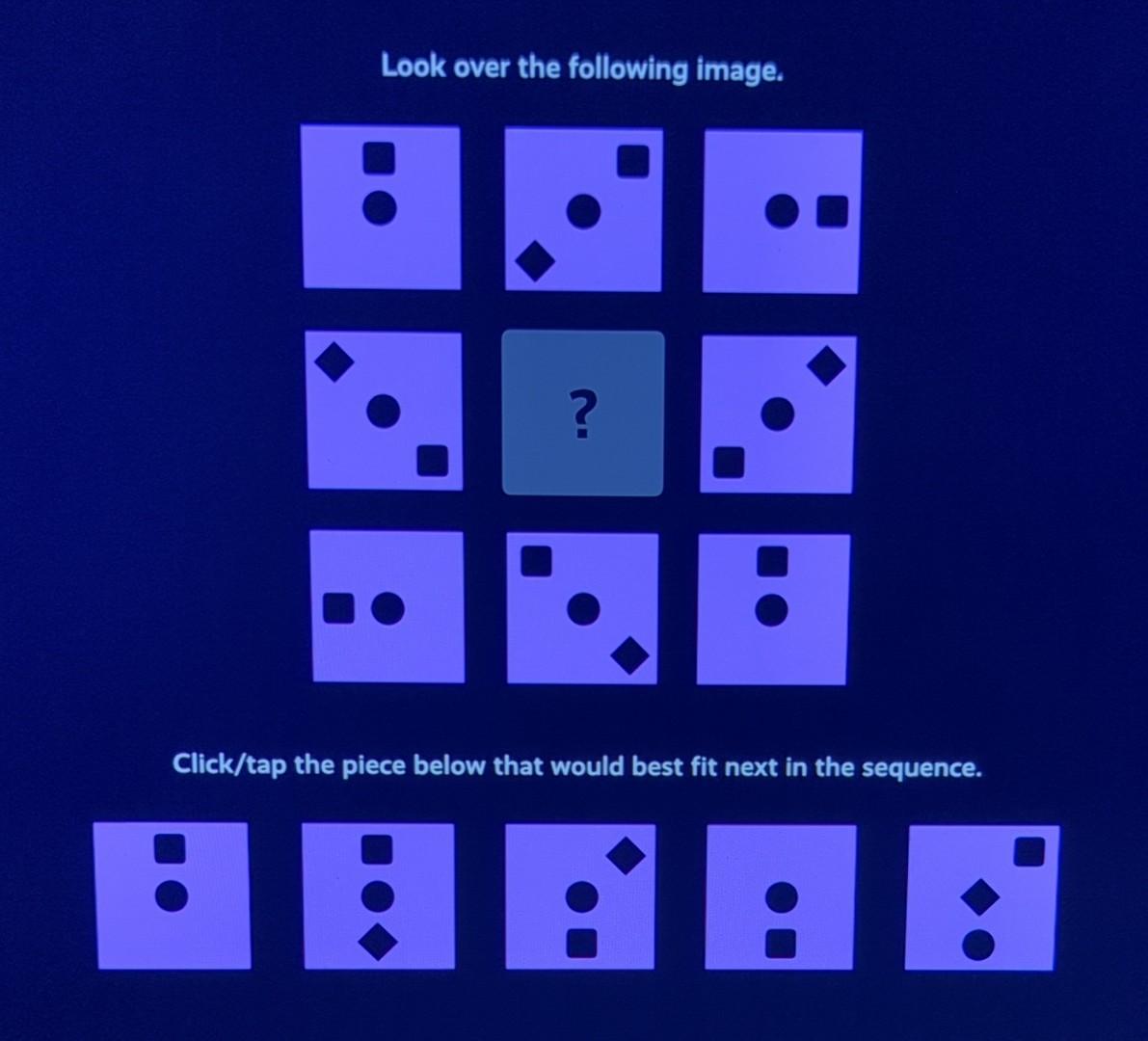 Solved Click/tap the piece below that would best fit next in | Chegg.com