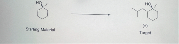 Solved Propose a synthesis of the Target from the Starting | Chegg.com