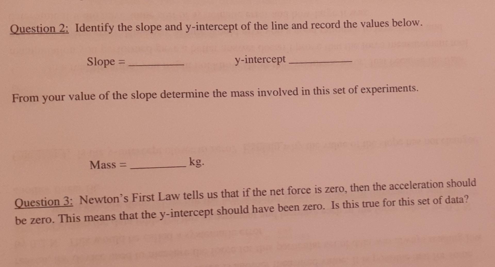 Solved 1. As for almost all real data, the data does not lie | Chegg.com