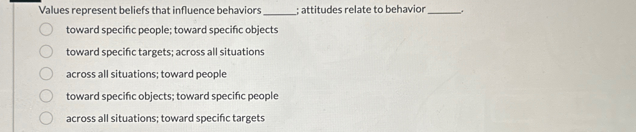 Solved Values represent beliefs that influence behaviors | Chegg.com