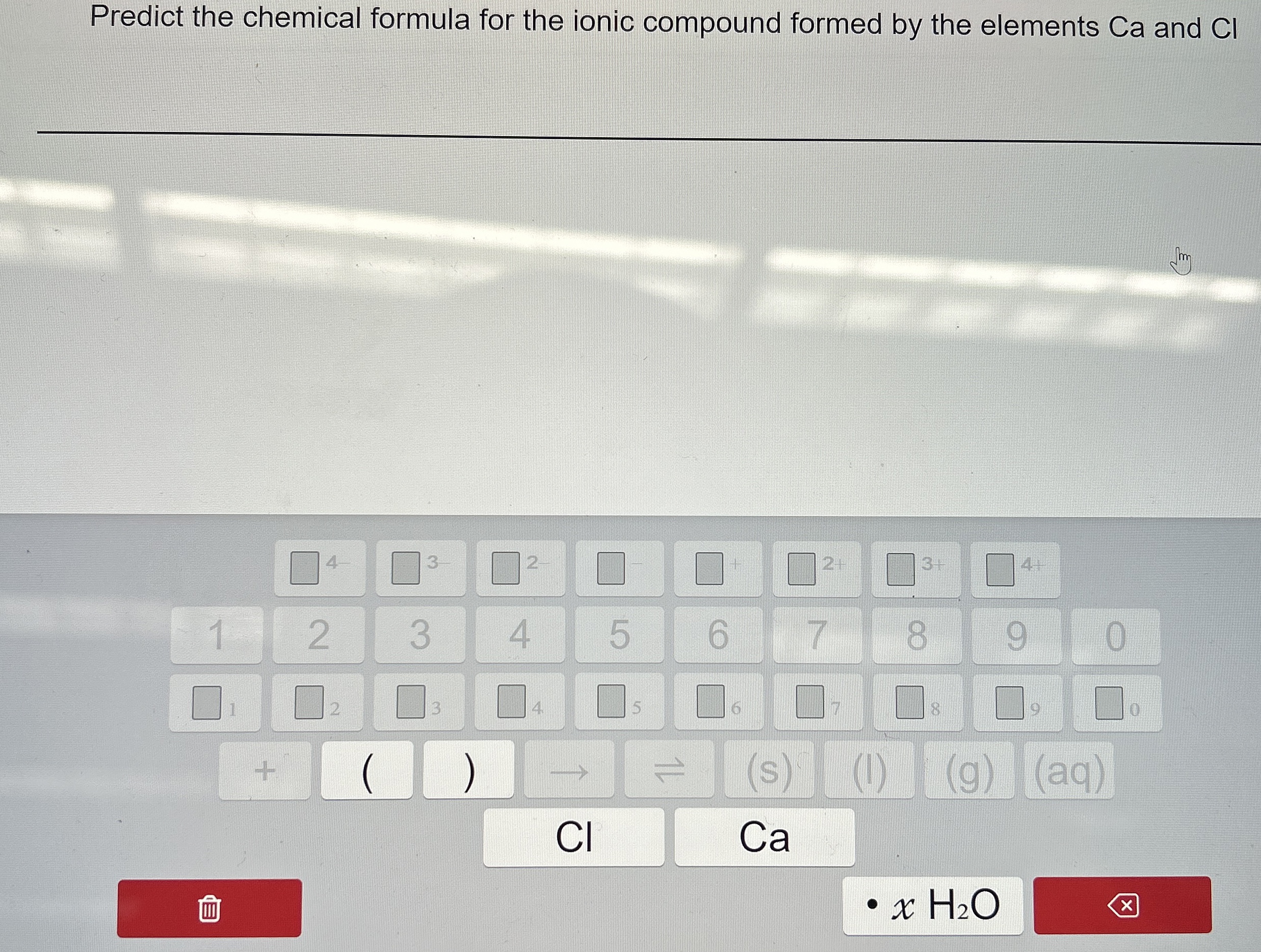 Solved Predict the chemical formula for the ionic compound | Chegg.com