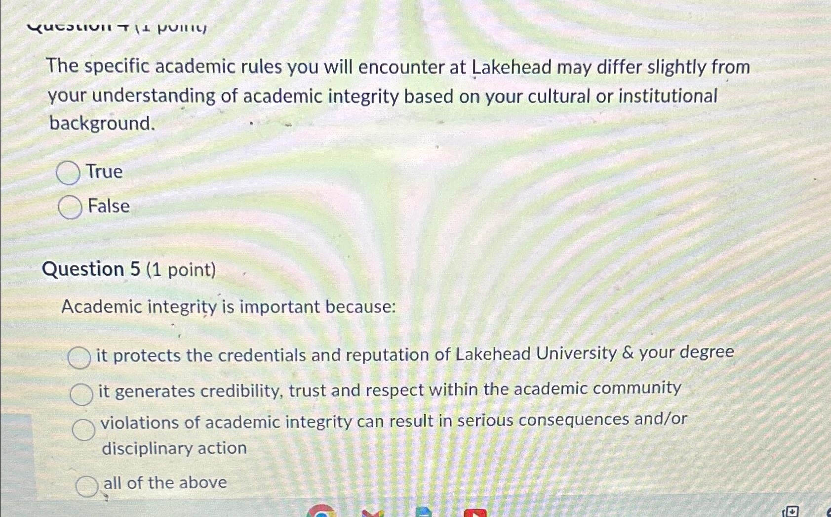 Solved The specific academic rules you will encounter at | Chegg.com