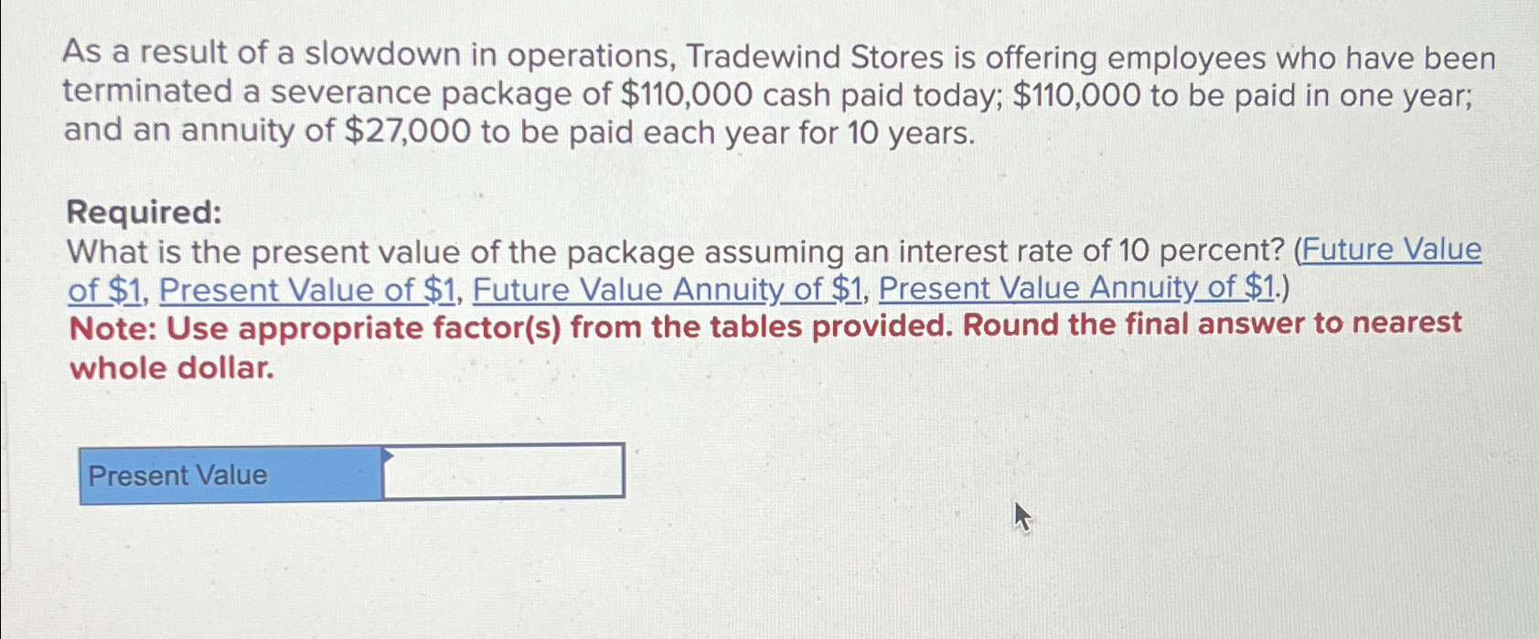 Solved As a result of a slowdown in operations, Tradewind | Chegg.com