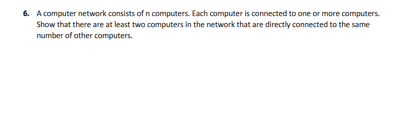 Solved A computer network consists of n ﻿computers. Each | Chegg.com