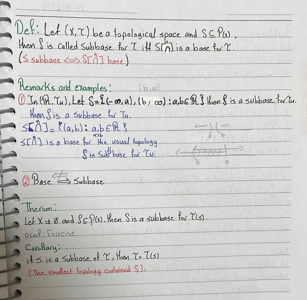 [Solved]: in topology proof that Therom: Let