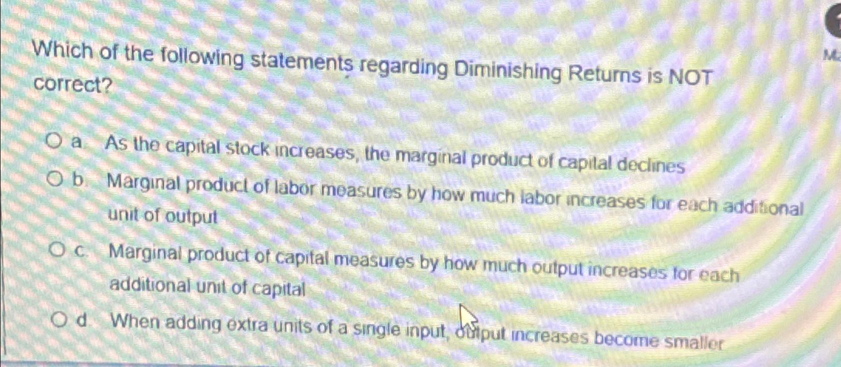 Solved Which of the following statements regarding | Chegg.com