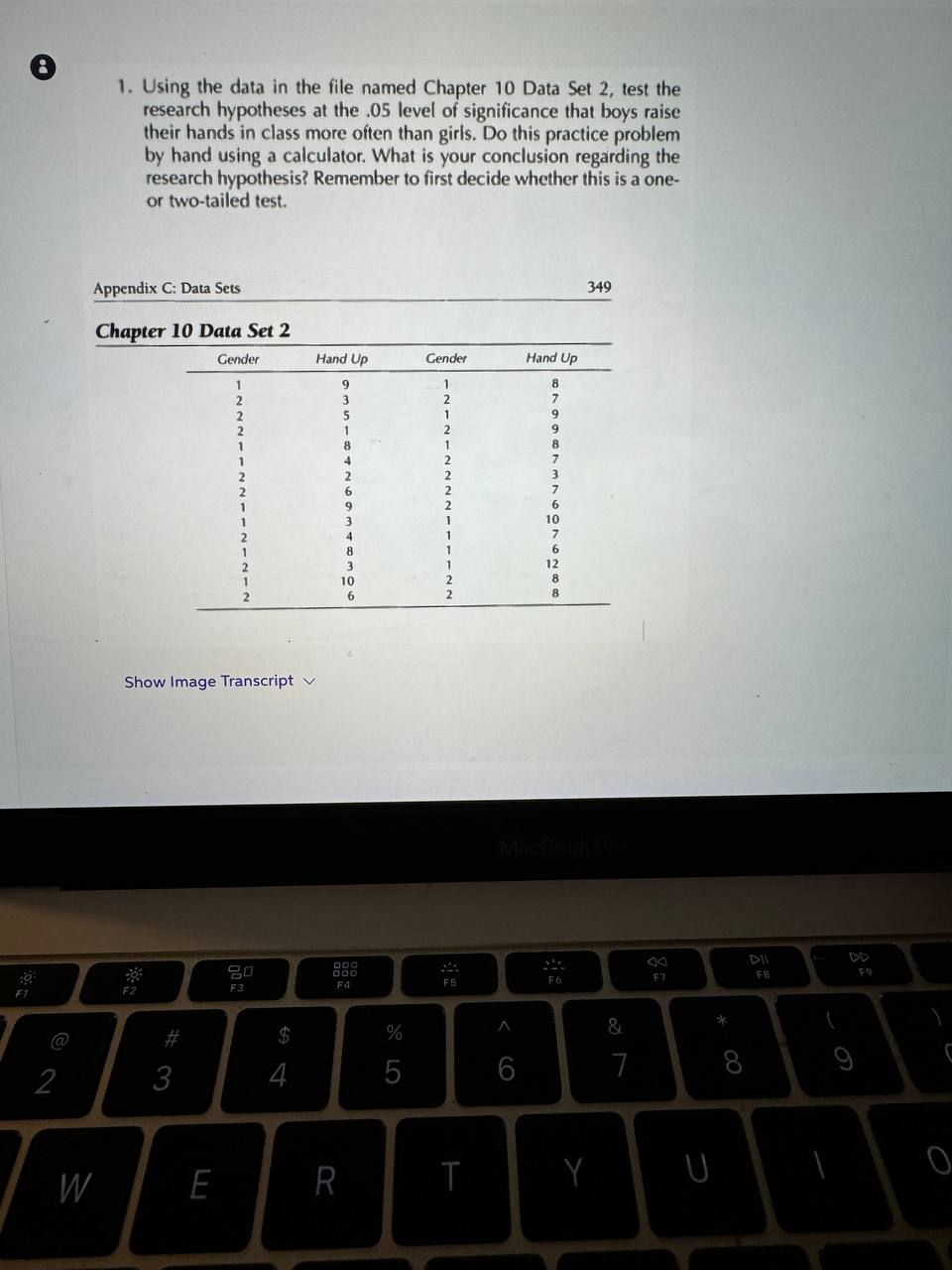 Using the data in the file named Chapter 10 Data Set | Chegg.com Using the data in the file named Chapter 10 Data Set | Chegg.com