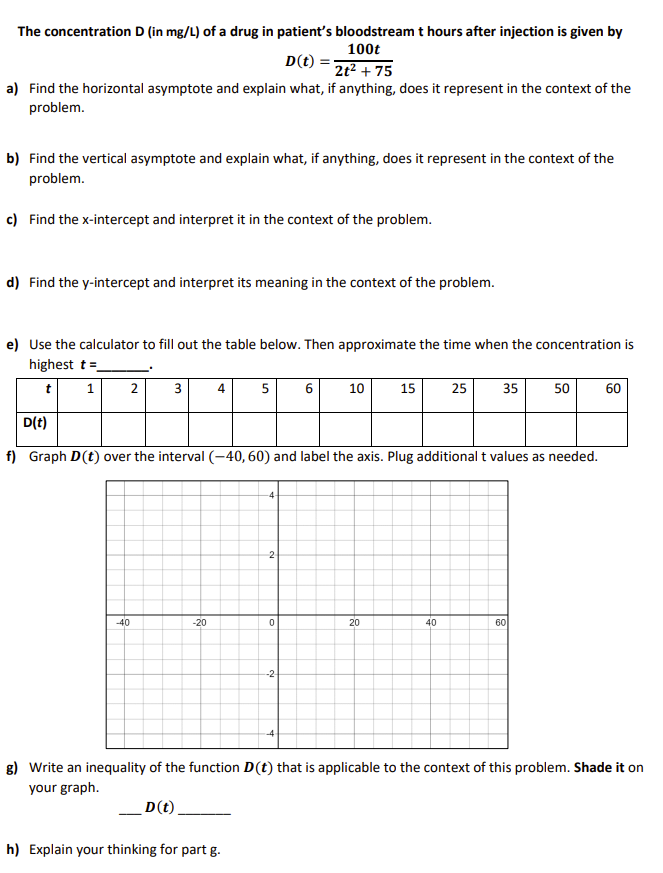 Solved Algebra. Please show all work and solve the problem | Chegg.com