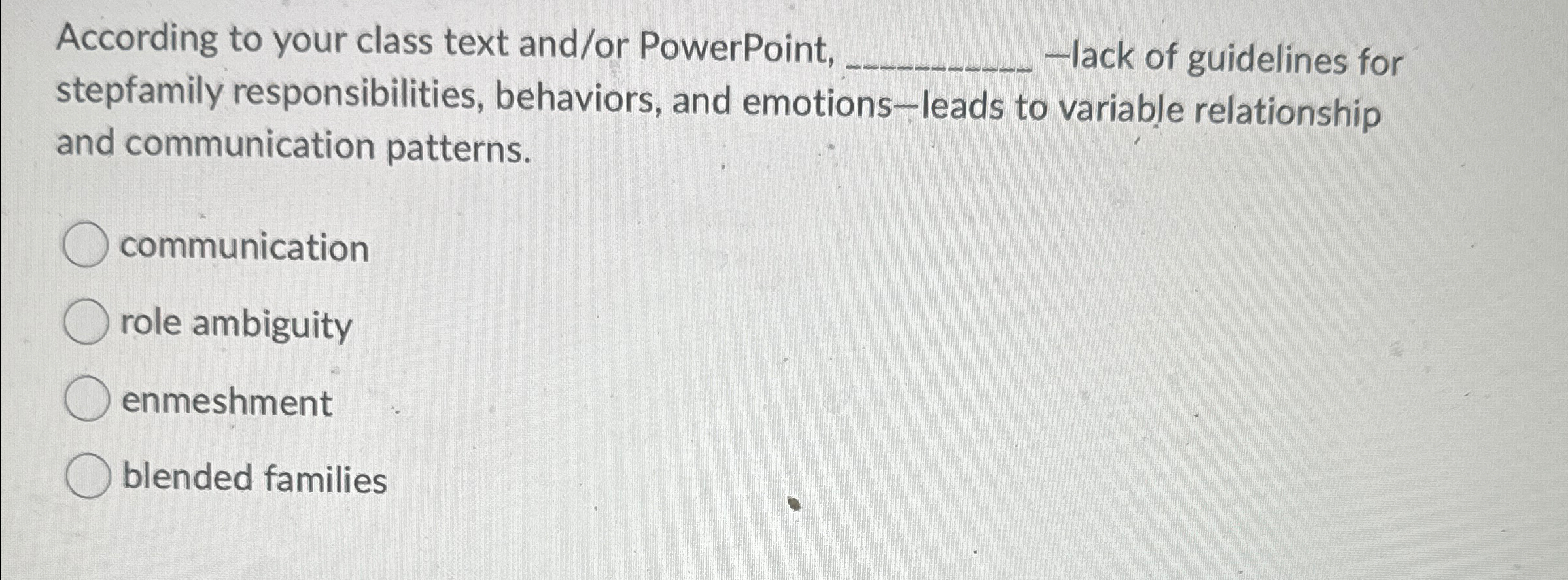 Solved According to your class text and/or PowerPoint, | Chegg.com