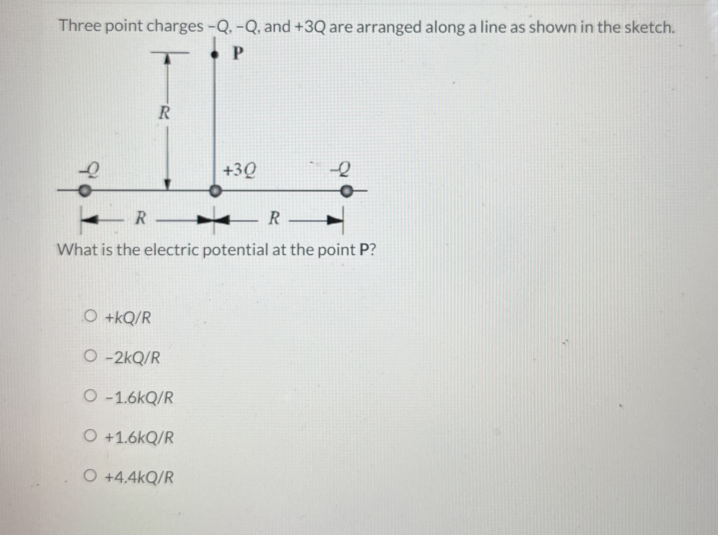 Solved Three noint charoes -∩-∩ ﻿and +3∩ ﻿are arranoed along | Chegg.com