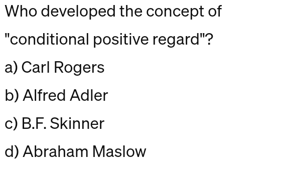 Solved Who developed the concept of "conditional positive | Chegg.com