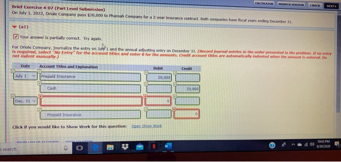 Solved CALCULATOR PRINTER VERSION « 4 BACK NEXT Brief | Chegg.com