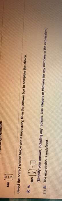 Solved Find the exact value of the following expression. 7C | Chegg.com