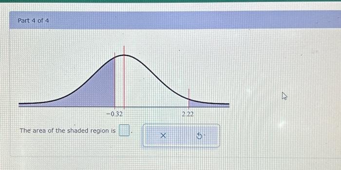 Solved Find each of the shaded areas under the standard | Chegg.com