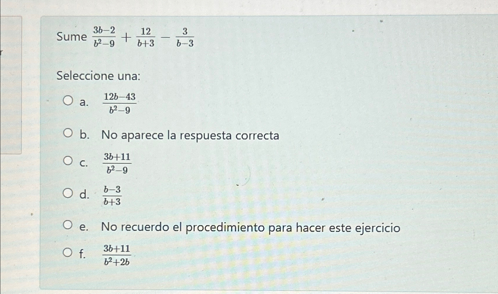 Sume 3b 2b2 9 12b 3 3b 3seleccione