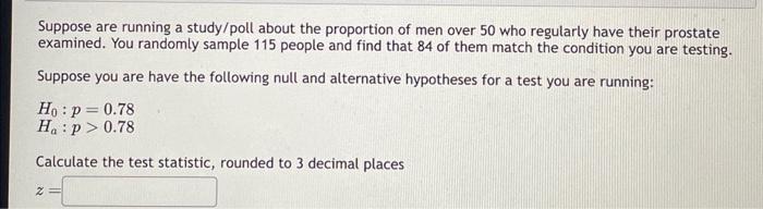 Solved Suppose are running a study/poll about the proportion | Chegg.com