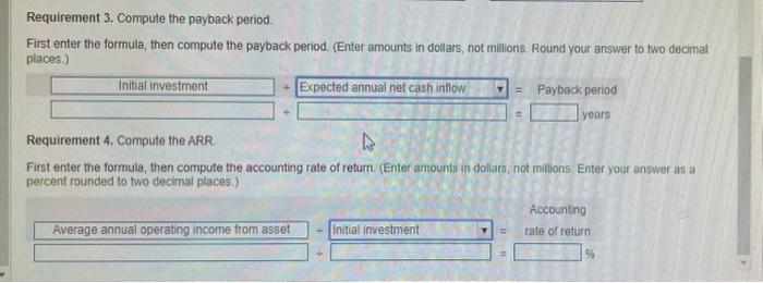 Solved Requirement 1. Compute the average annual net cash | Chegg.com