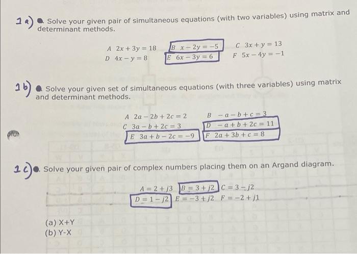 Solved answer ALL question and write on paper only and check | Chegg.com