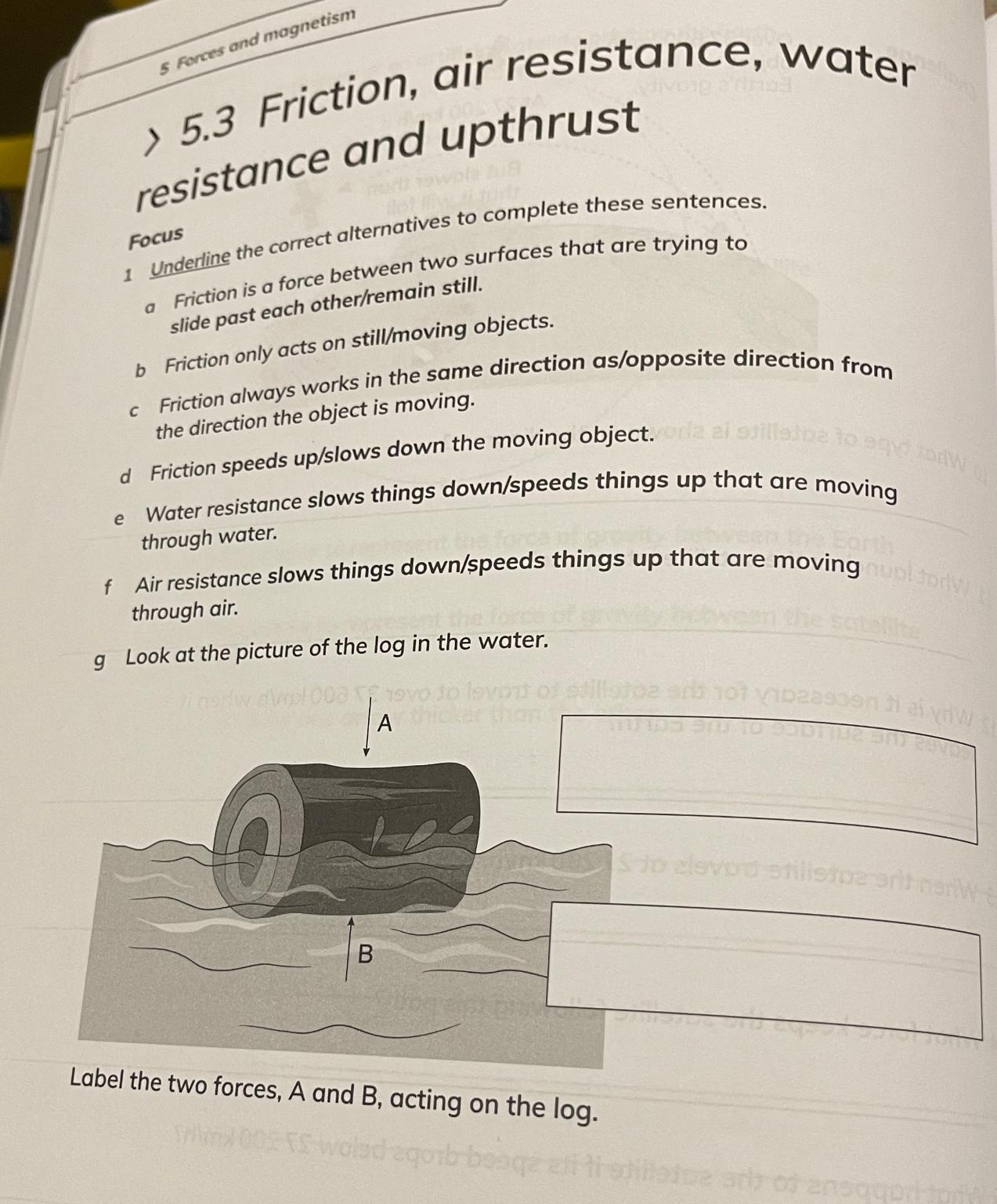 Solved 5 ﻿Forces and magnetism, 5.3 ﻿Friction, air | Chegg.com
