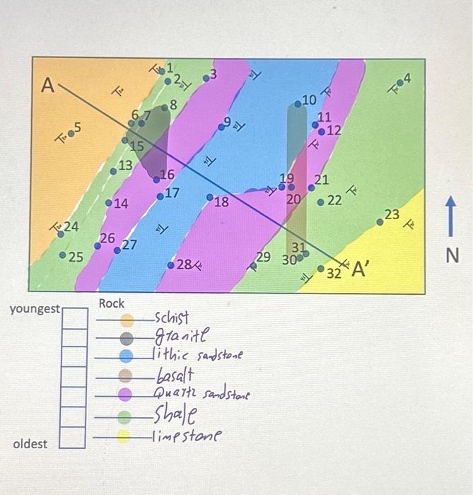 LAB 6: MAPPING GEOLOGIC STRUCTURES In this lab, you | Chegg.com