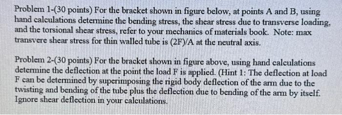 Solved Assumptions: - load is static - material is ductile - | Chegg.com