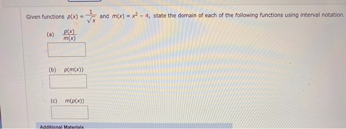 Solved Calculate The Composite Functions Fog And Gof And