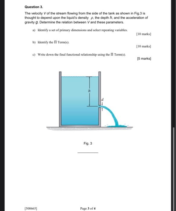 Solved Fluid Mechanics Assignment Question 1 a) The 0.15m | Chegg.com
