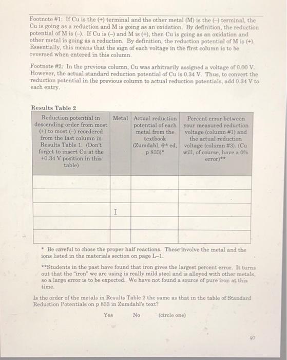 please help with lab report. experiment 8 | Chegg.com