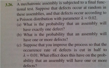 Solved A mechatronic assembly is subjected to a final | Chegg.com