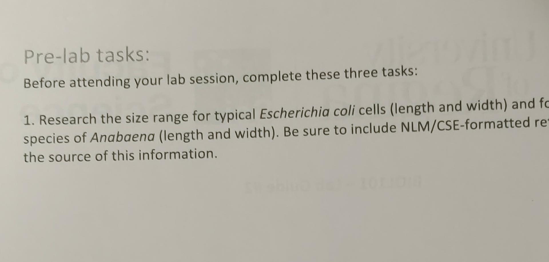 Solved Pre-lab tasks:Before attending your lab session, | Chegg.com
