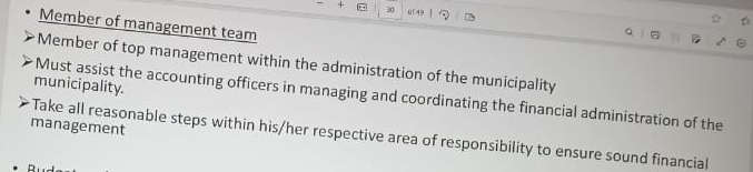 Solved Member of management teamMember of top management | Chegg.com