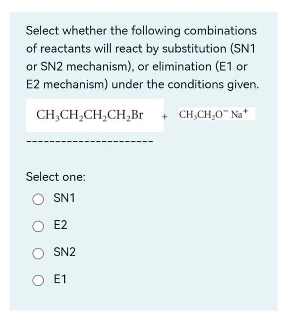 Solved Select whether the following combinations of | Chegg.com