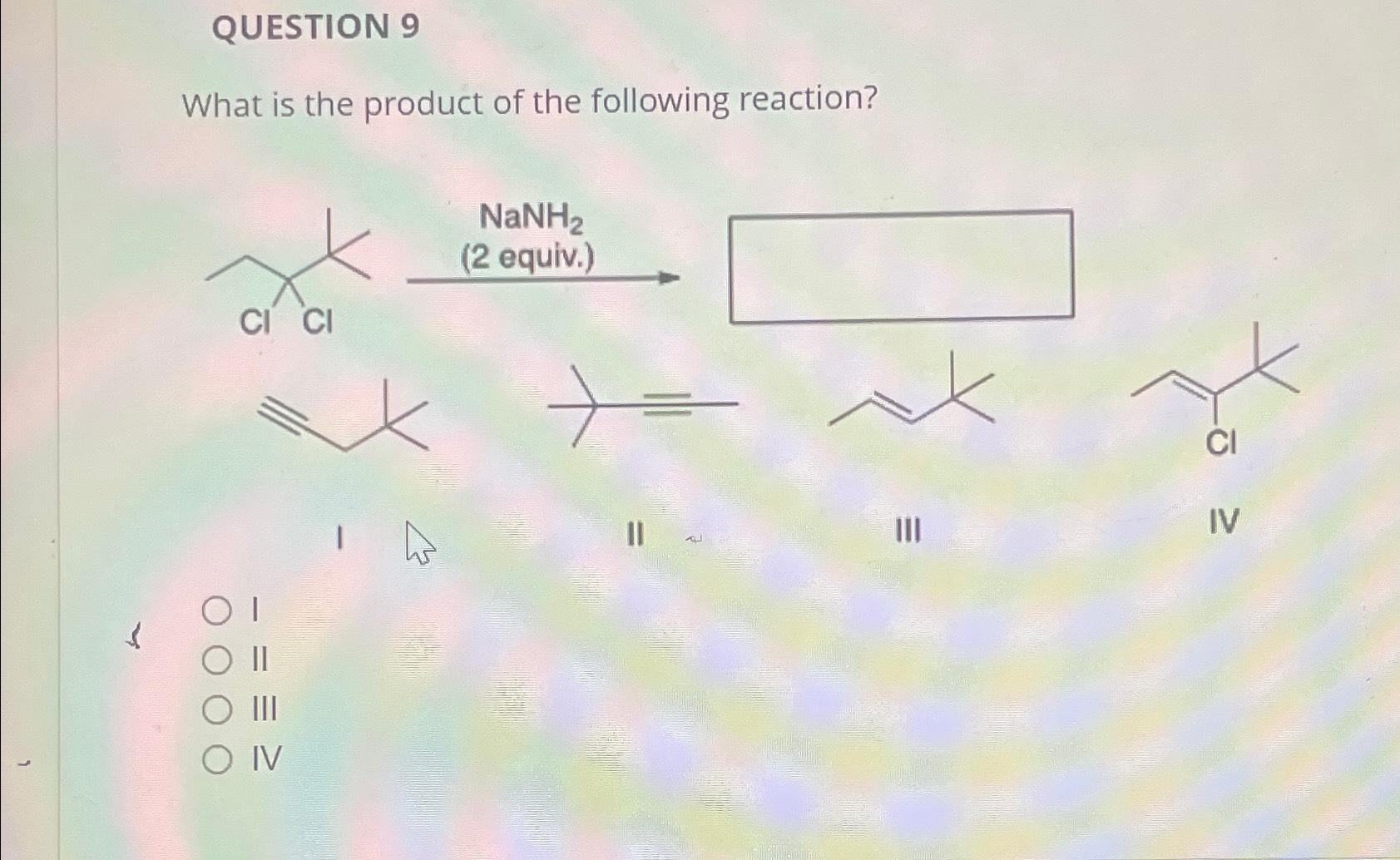 Solved QUESTION 9What is the product of the following | Chegg.com Solved QUESTION 9What is the product of the following | Chegg.com