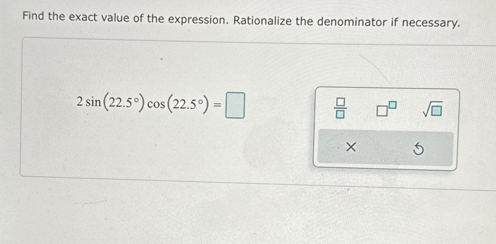 Solved Find the exact value of the expression. Rationalize | Chegg.com