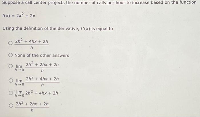 Solved Suppose a call center projects the number of calls | Chegg.com