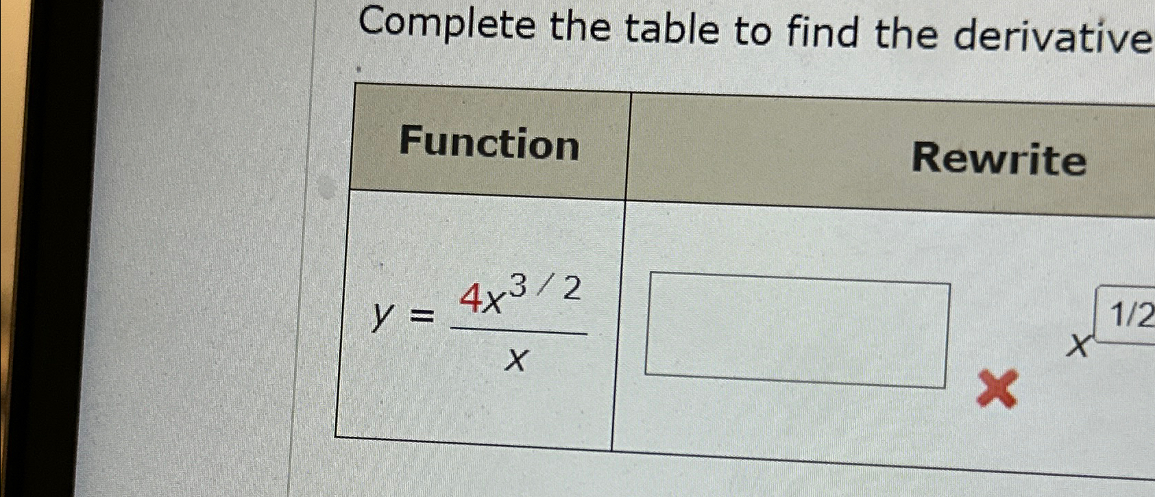 Solved Complete the table to find the | Chegg.com
